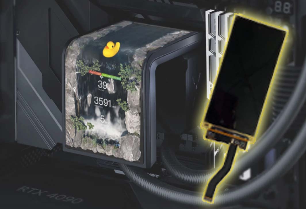 PANORAMA SE 360 AIO Liquid Cooler with Flexible OLED - OLED/LCD Supplier
